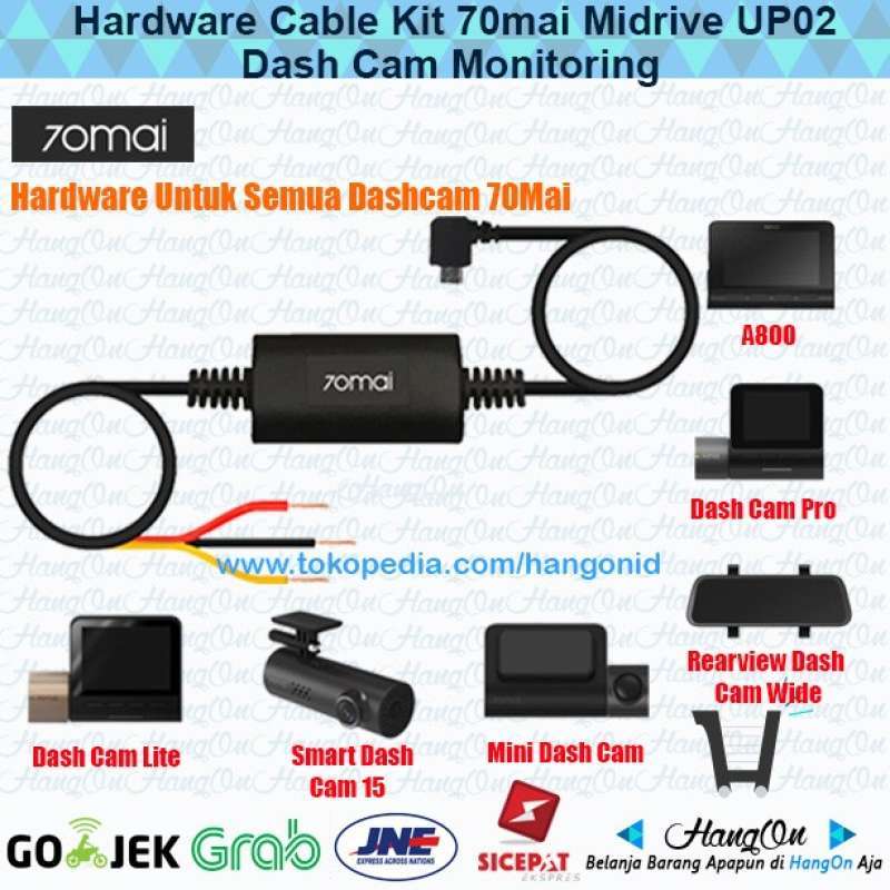 Jual Hardware Cable Kit 70mai UP02 Hardwire 24 Hour Parking Monitoring ...