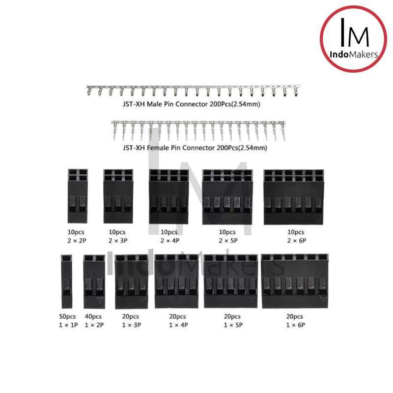 Jual 620pcs Dupont Connector 2.54mm Dupont Header Jumper Housing Set Di ...