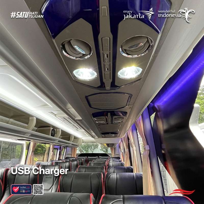 Jual White Horse Deluxe Coach Premiere Medium Rental Bus [29 Seat ...