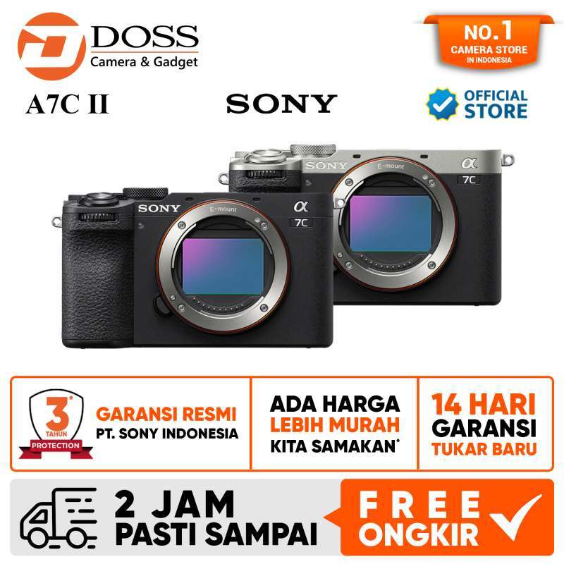 Promo Sony Alpha A7c Ii Sony A7cii A7 C Ii Mirrorless Camera Body Only - Black Diskon 3% Di ...