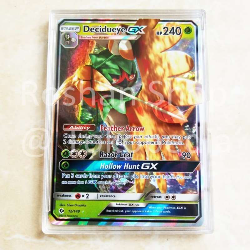 Promo Decidueye Gx Kartu Pokemon Cards Original Diskon 23% Di Seller ...