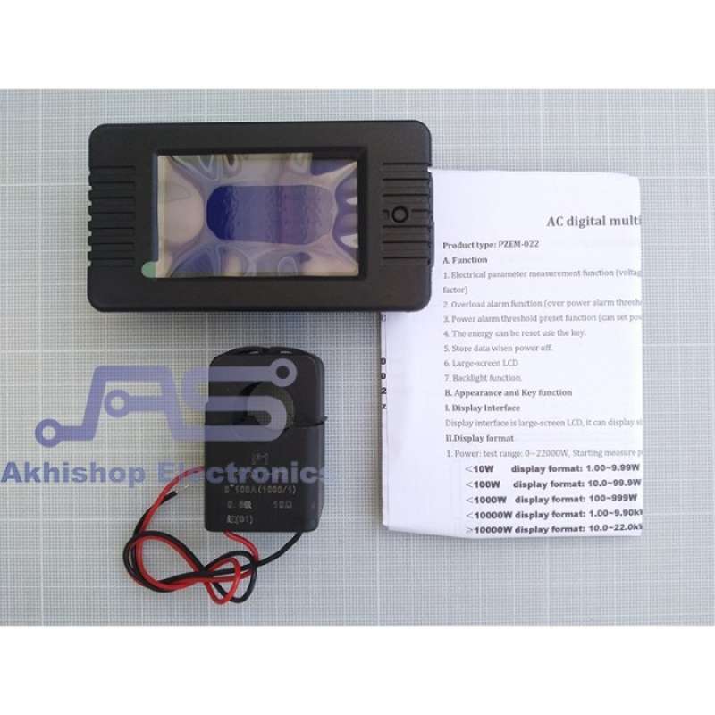 Promo Pzem-022 Ac 6In1 Electric Meter With Open Ct Diskon 26% di Seller ...