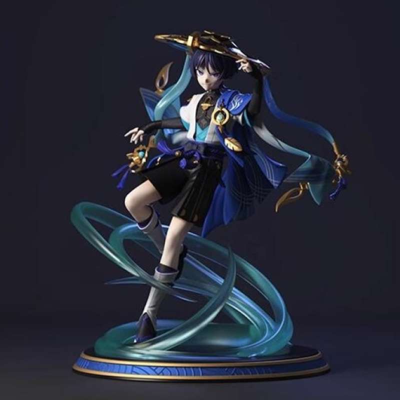 Jual Pre-sale Genshin Impact Figures 20cm Wanderer Figure Kawaii Anime ...