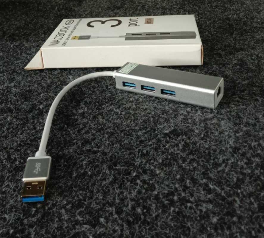 Promo Usb 3.0 To 3 Port Usb Hub Dan Lan Gigabit Diskon 23% di Seller ...