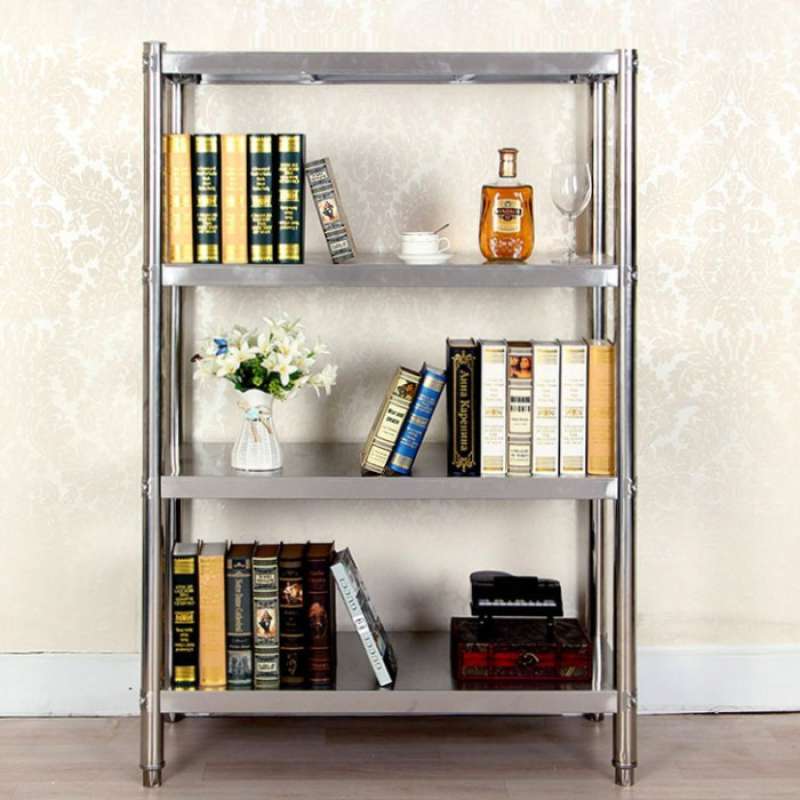 Jual Lemari Meja Dapur Besi Stainless Tingkat 4 Susun Rak Oven ...