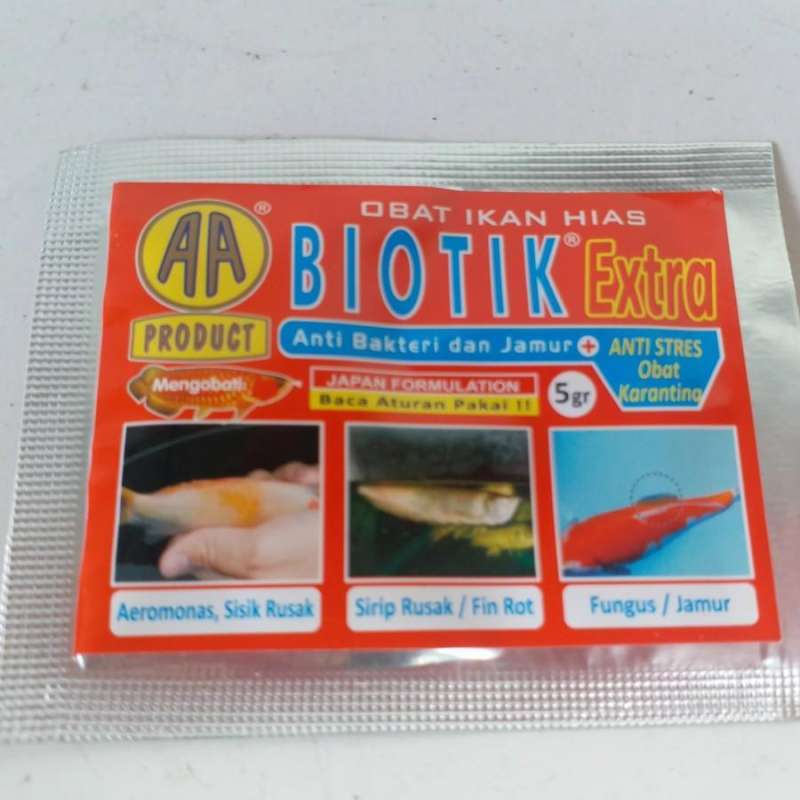 Jual Obat Ikan Biotik Extra Anti Bakteri Dan Jamur Plus Anti Stress Di ...