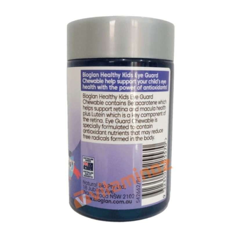 Promo Bioglan Kids Eye Guard Chewable - 50 Tablets Diskon 13% Di Seller ...