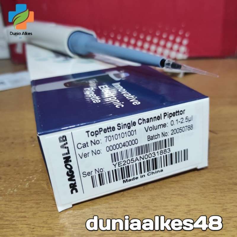 Promo Micropipette Dragonlab Variable 100-1000 Ul - Mikropipet ...