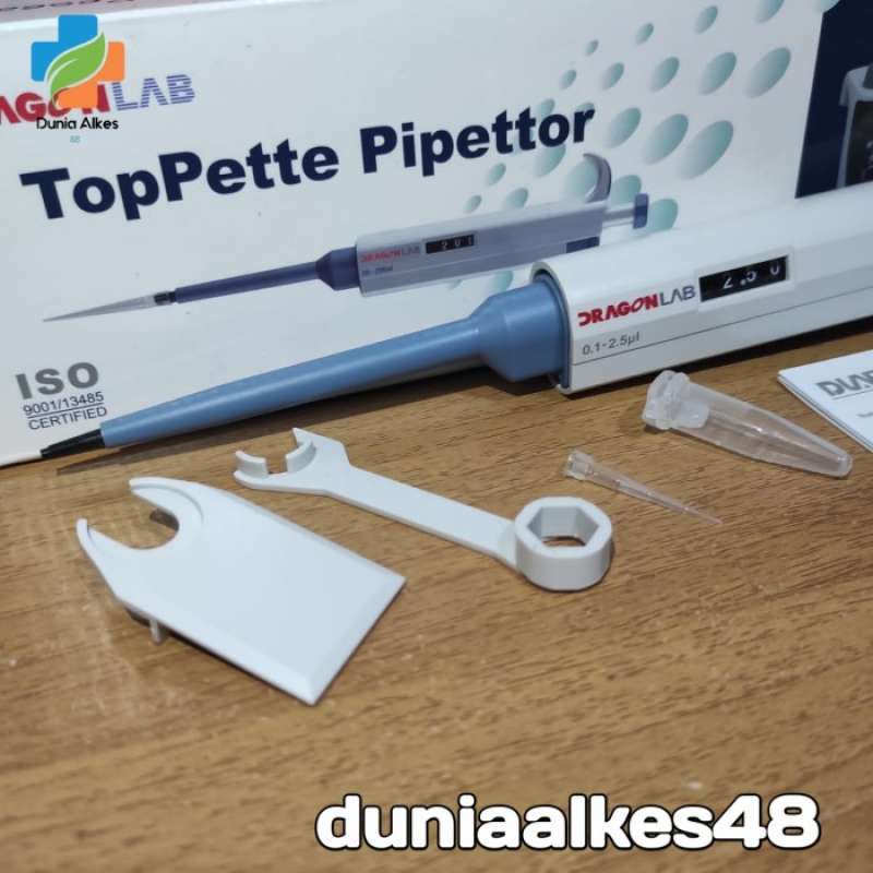 Promo Micropipette Dragonlab Variable 100-1000 Ul - Mikropipet ...
