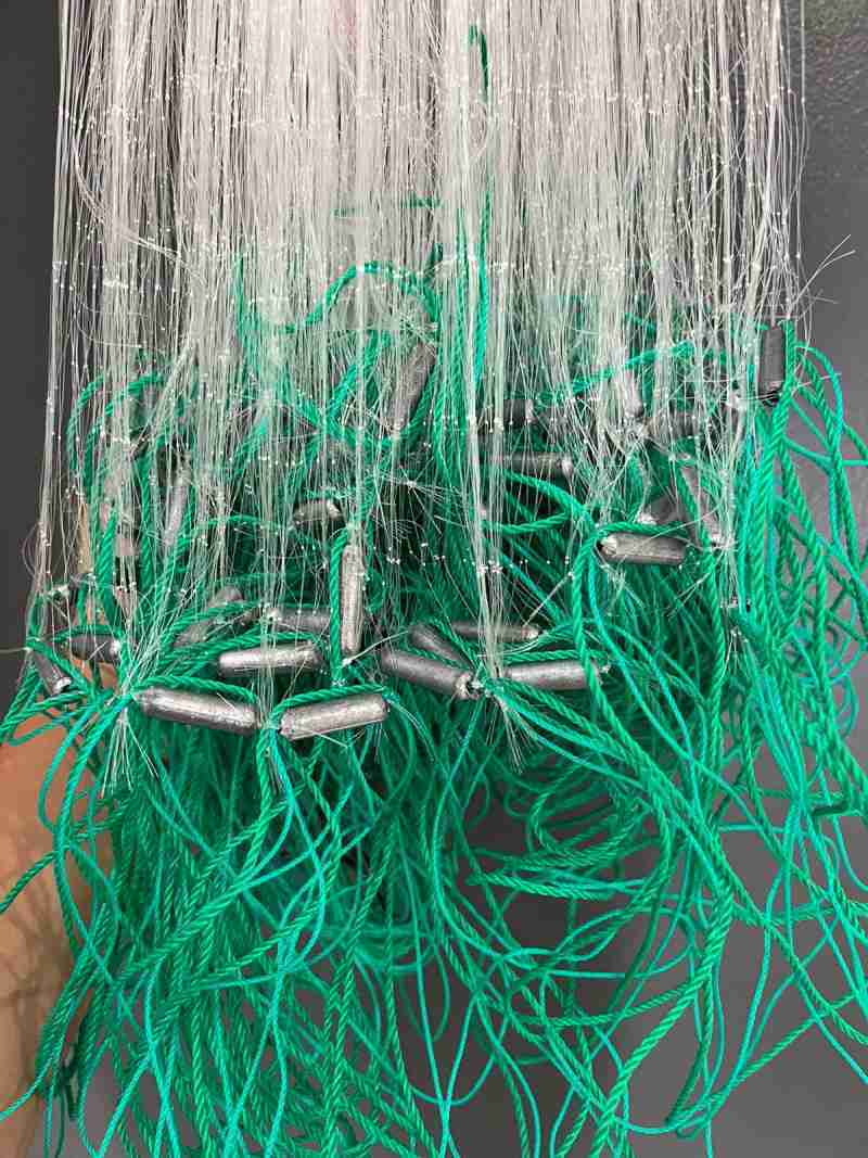 Jual Jaring Ikan Siap Pakai 3 Lapis Tinggi 2m Panjang 30m Pemberat ...