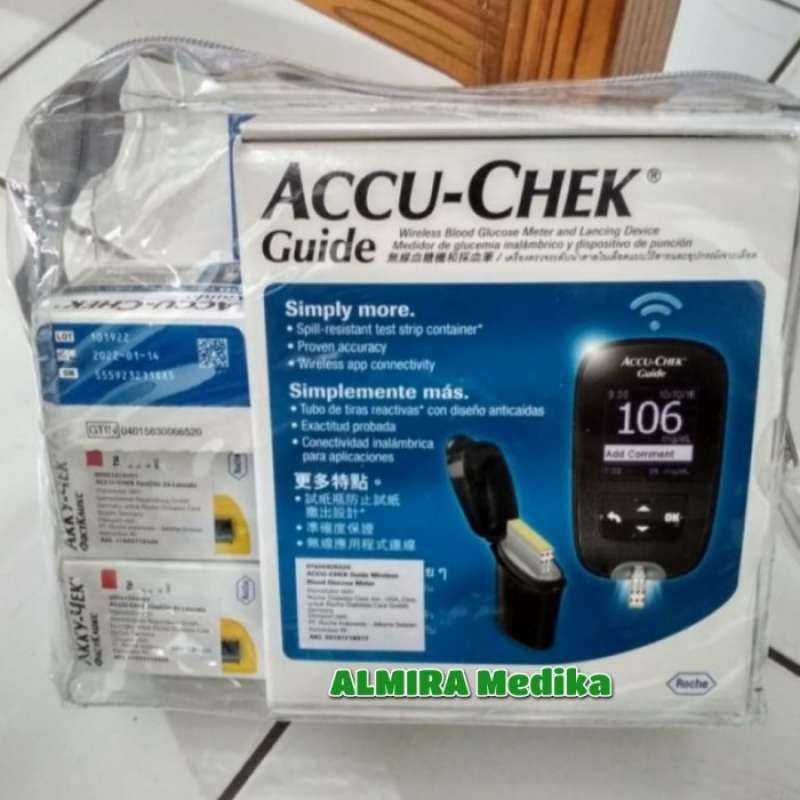 Jual Alat Accu Check / Cek Gula Darah Accu-Chek Guide + Strip 50 ...