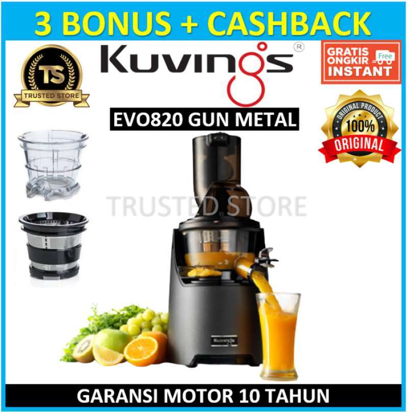 Promo Slow Juicer Kuvings EVO820 Cold Press Kuving EVO 820 Gun Metal Diskon 23% di Seller Indah ...