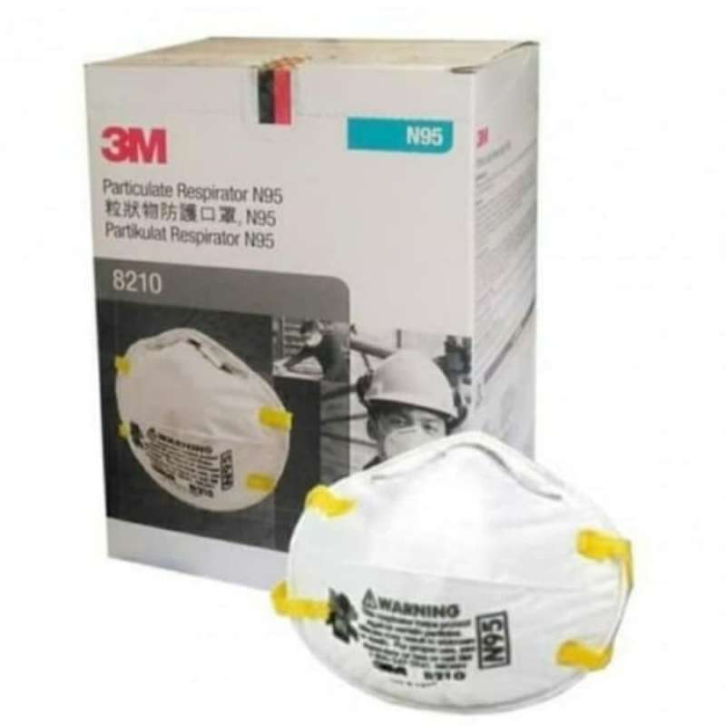 Promo 3m Masker N95 8210 Original Perlengkapan Medis Lainnya - 20 Pcs ...