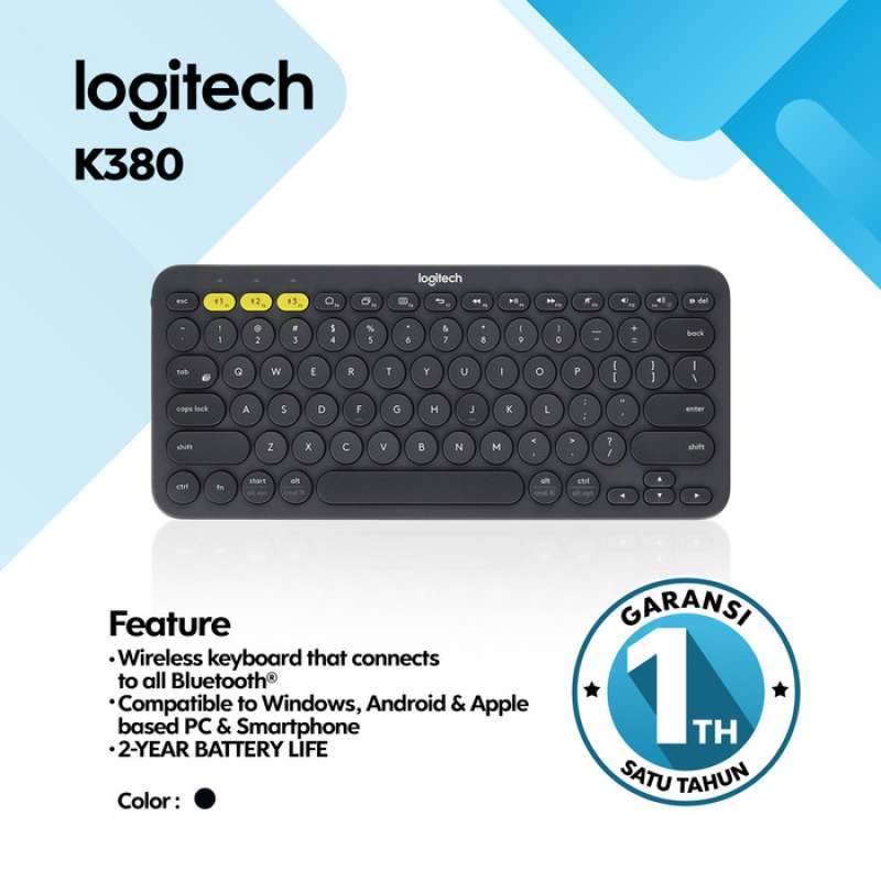 Jual Logitech K380 Multi-Device Bluetooth Keyboard - Resmi di Seller Indah Purnama Tech - Tegal ...