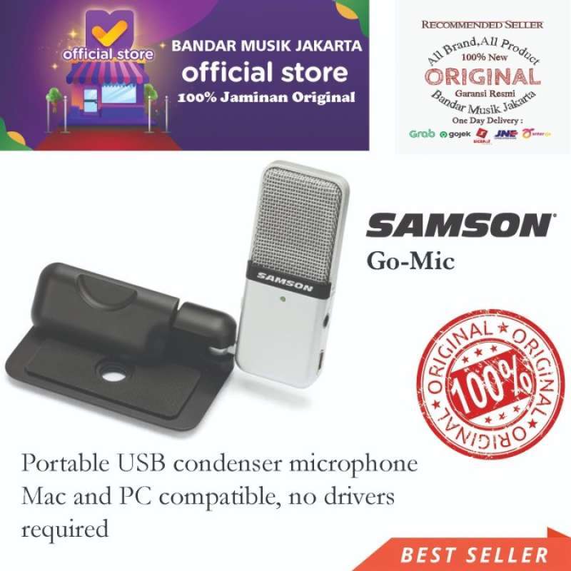 Promo Samson Go Mic Portable Usb Microphone,bmj Diskon 23% Di Seller ...