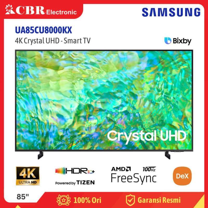 Jual TV SAMSUNG 85 Inch LED 85CU8000KX (4K Crystal UHD-Smart TV) di ...