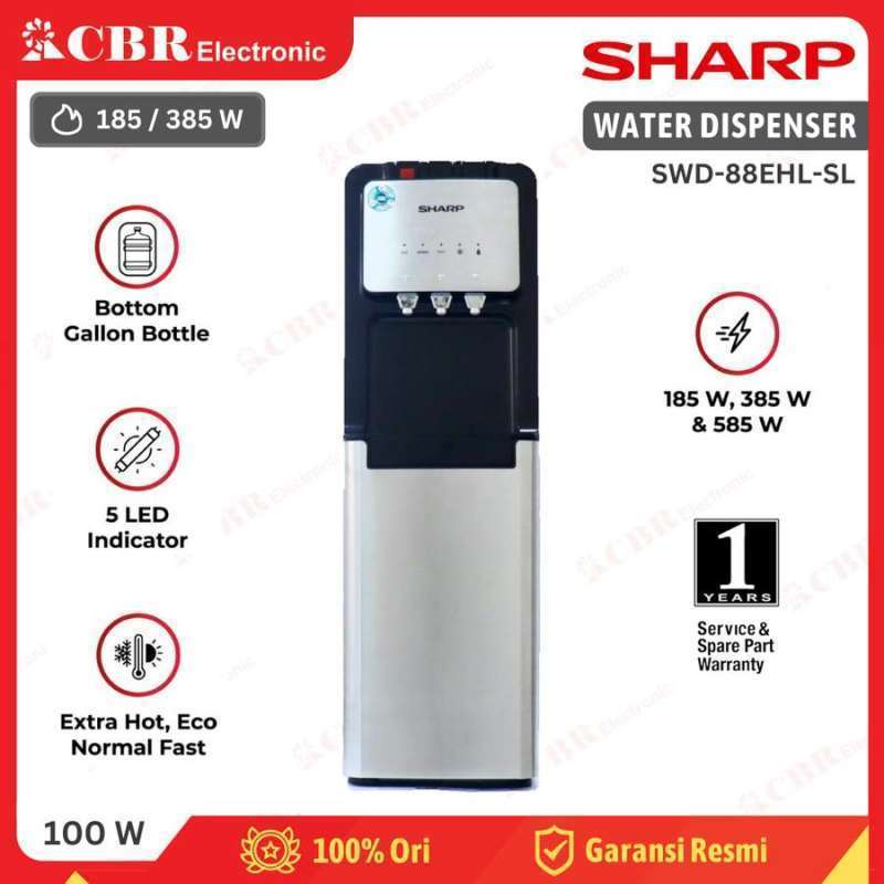Jual Water Dispenser Galon Bawah Sharp Swd-88ehl-sl Di Seller Cbr ...