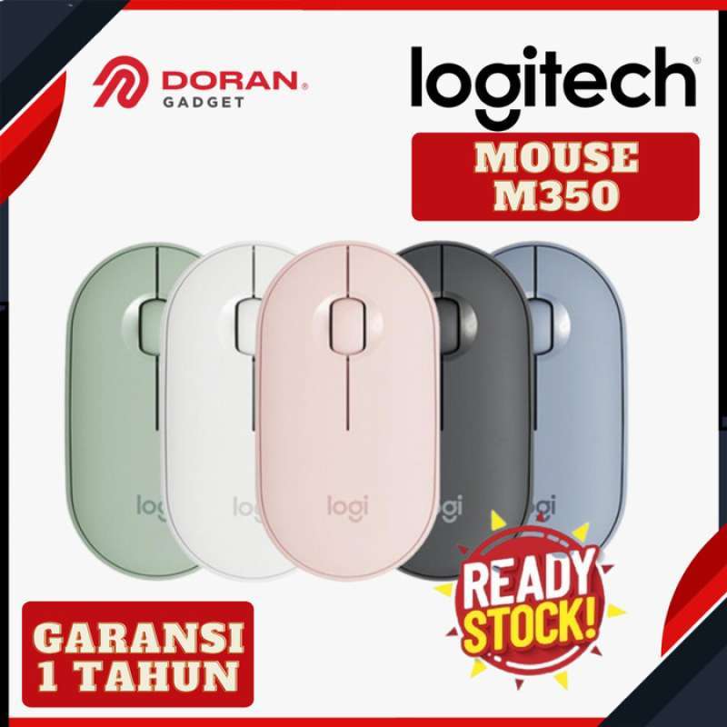 Jual Logitech Wireless Mouse M350 Pebble Original Garansi Resmi 1 Tahun Di Seller Laris Plaza ...