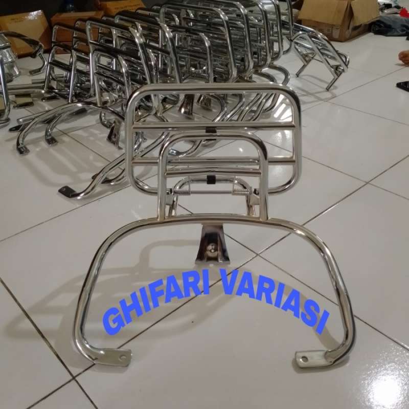 Promo Back Rack Motor Listrik UWINFLY T3 SUPER - chrome Diskon 28% di ...