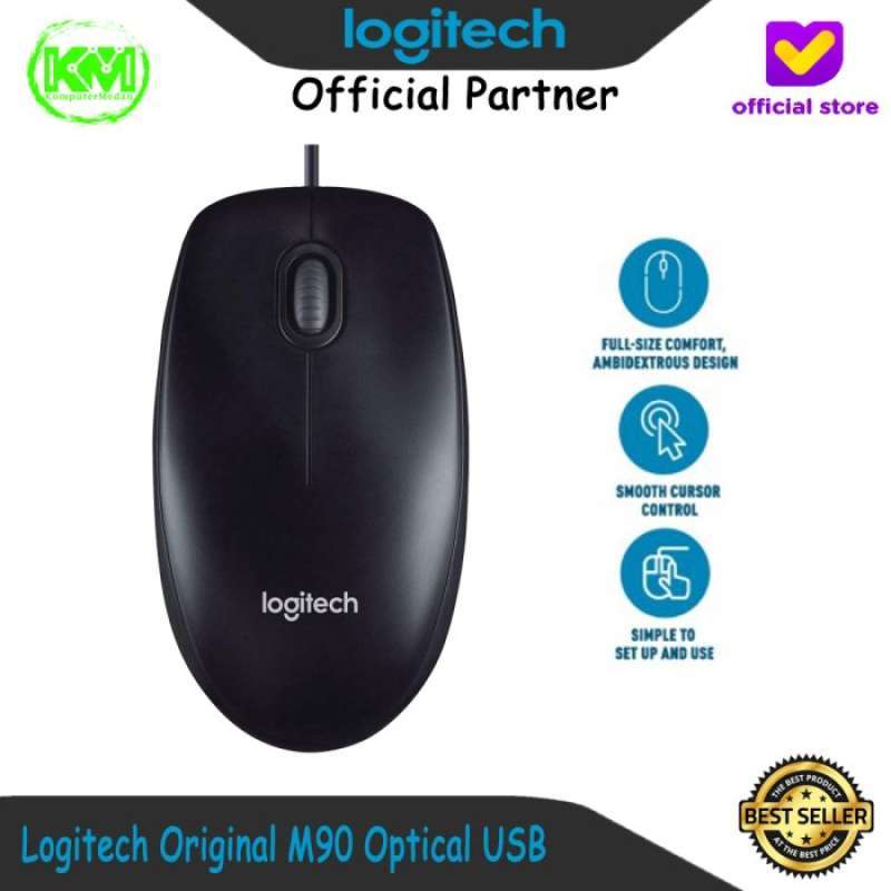 Jual Mouse Optical Usb Logitech Original M90 Di Seller Komputermedan ...