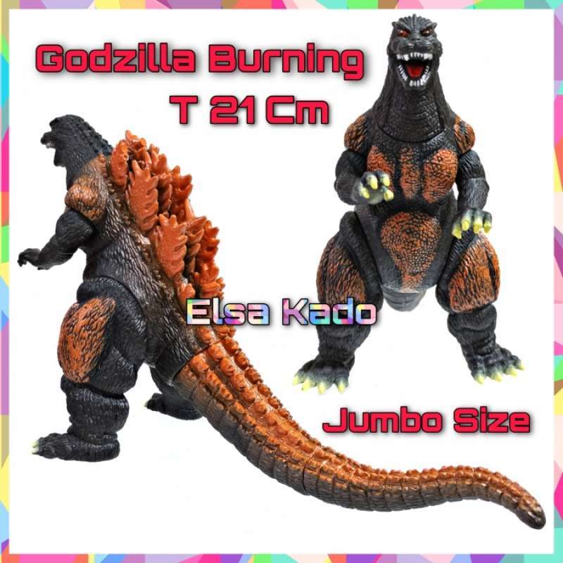 Promo Mainan Godzilla Burning Jumbo Size Monster Ultraman Action Figure ...