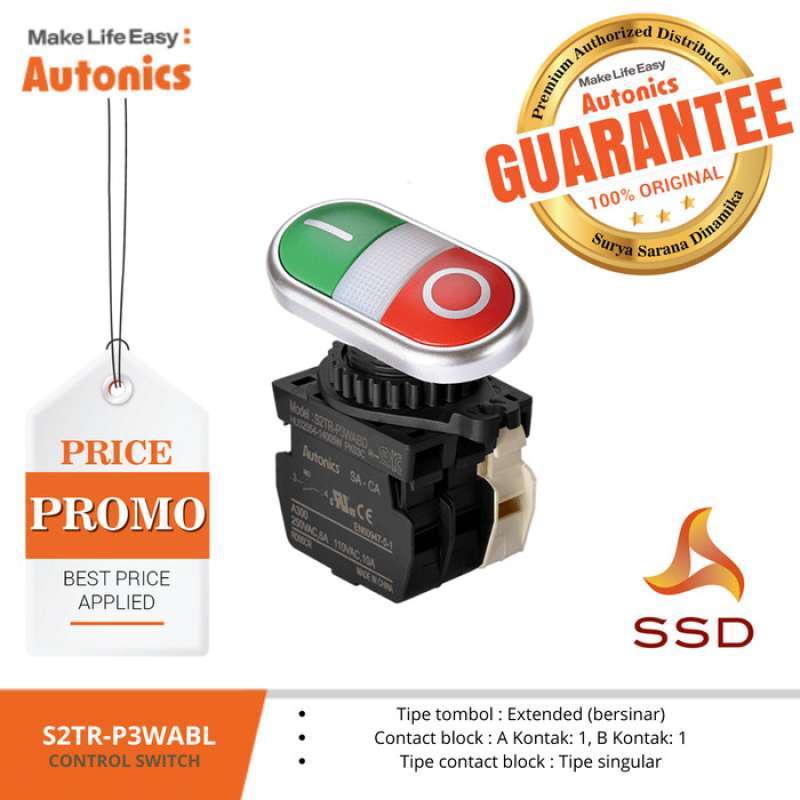 Jual Double Push Button Autonics S2tr-p3wabl Di Seller Himaga Store ...