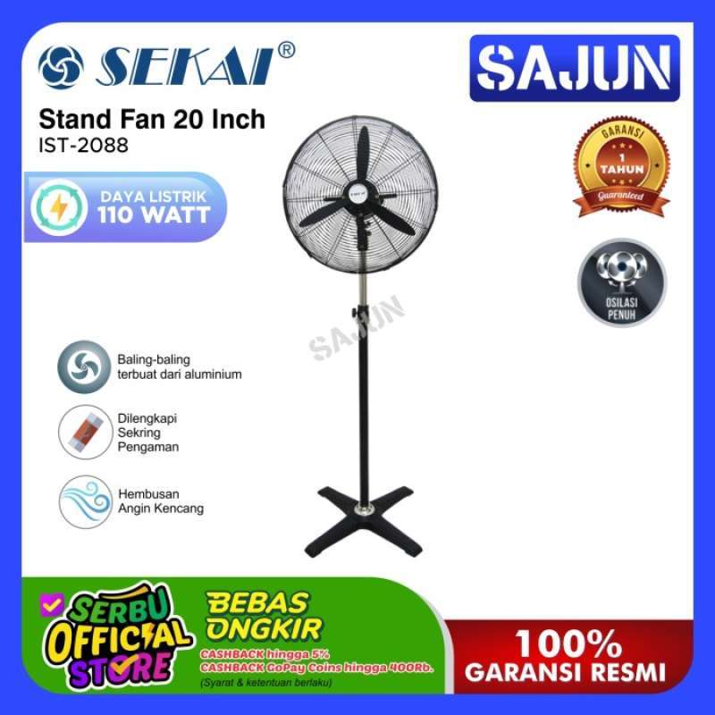 Jual Sekai Kipas Angin Tumpu Ist 2088 Original, Murah & Diskon April ...