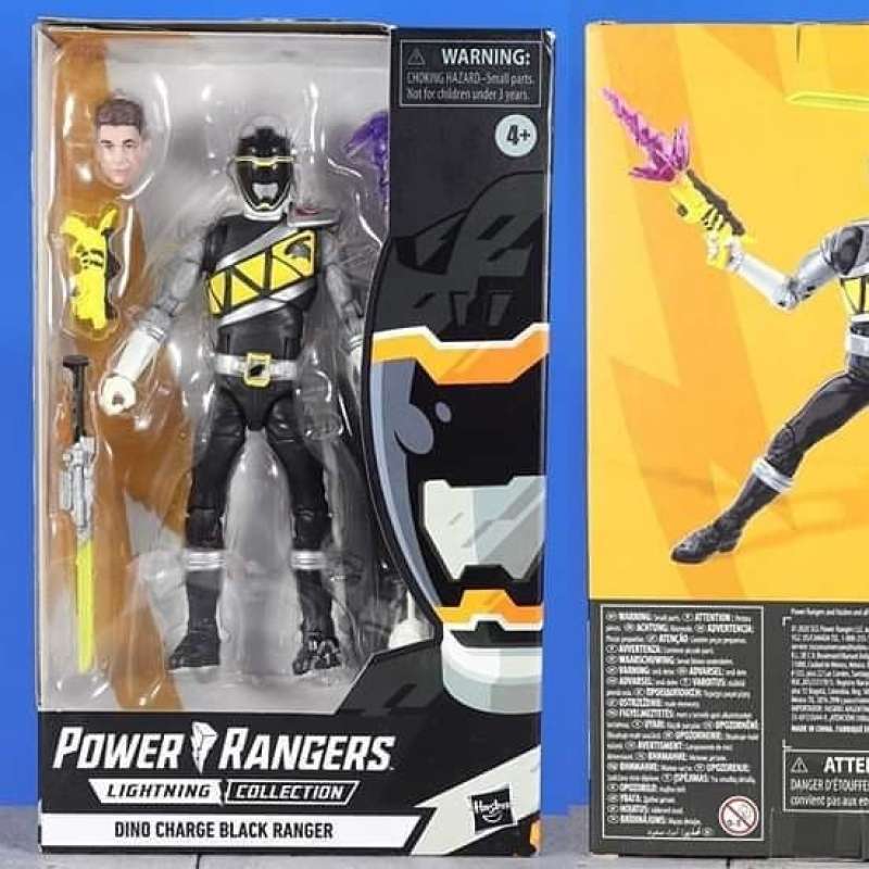 Promo Power Rangers Lightning Collection Dino Charge Black Ranger ...