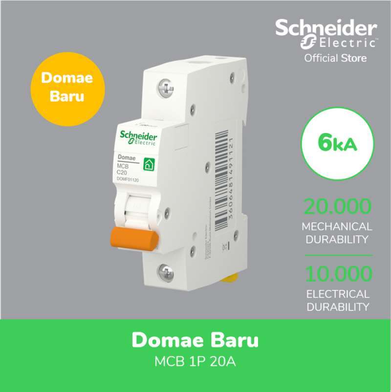 Promo Schneider Electric New Domae Mcb 20a 1p - Domf01120 Diskon 13% Di Seller Sentral Beli Beli ...