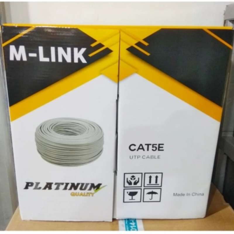 Promo M-Link Kabel Lan Utp Cat5E 1 Roll 305 Meter Diskon 23% di Seller ...