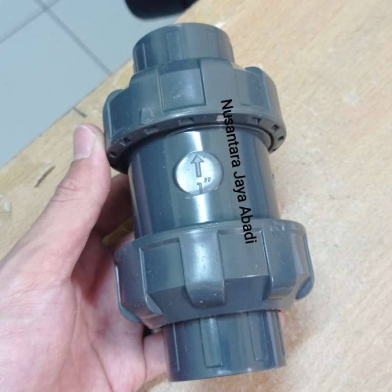 Promo Ball Check Valve Pvc Socket 1 Inchi Double Union Diskon 23% Di ...