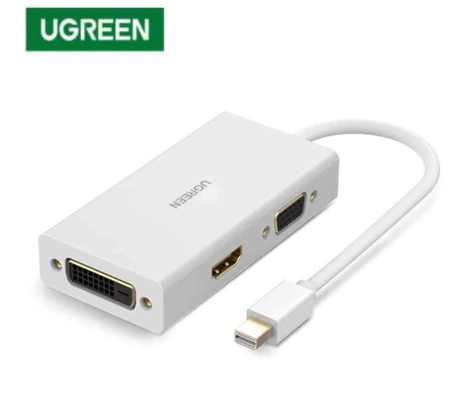 Promo Mini Dp Thunderbolt To Hdmi Vga Dvi Ugreen K In Diskon Di Seller Xixistore