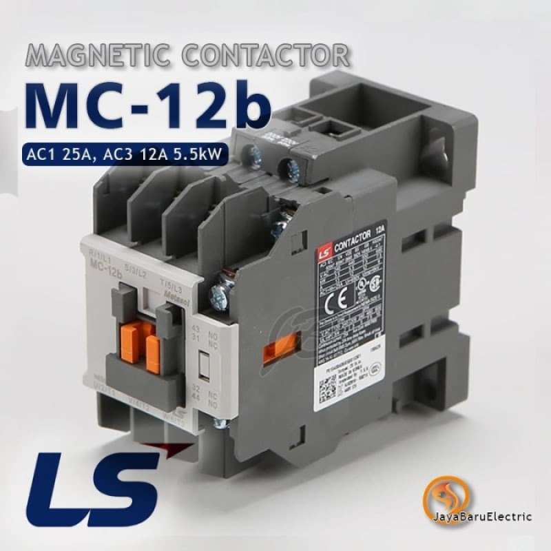 Jual Kontaktor / Contactor Ls Mc-12b Mc12b Mc12 110v 220v 380v Ac Coil ...