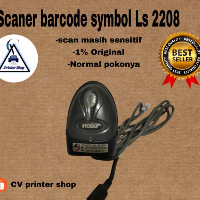 Jual BARCODE SCANER SYMBOL ZEBRA LS2208-LS2208-LS2208-AUTO SCAN di ...