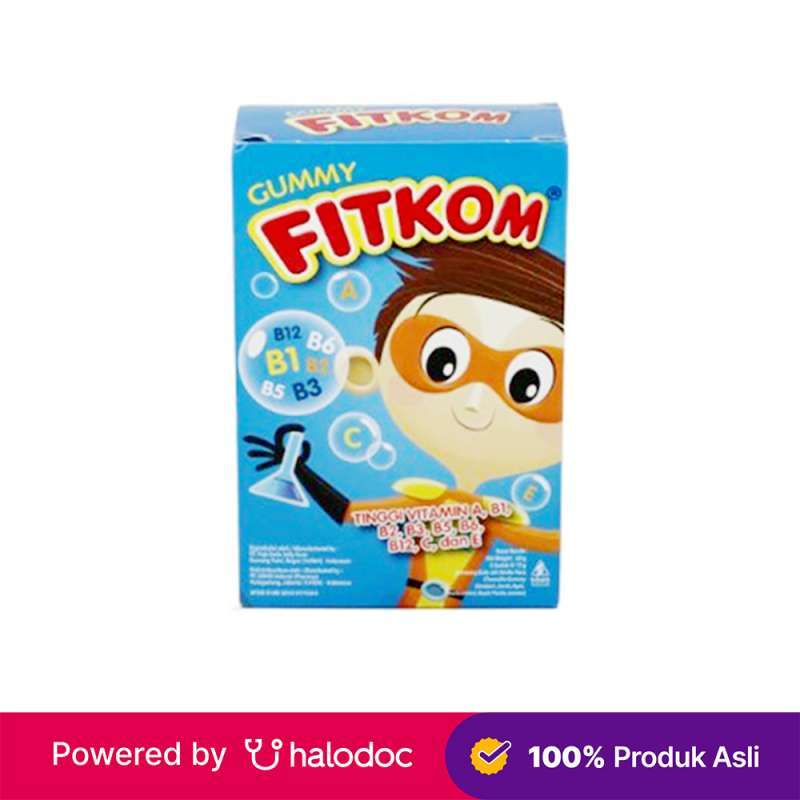 Promo Fitkom Gummy Multivitamin Biru 5 Sachet Diskon 21% Di Seller ...