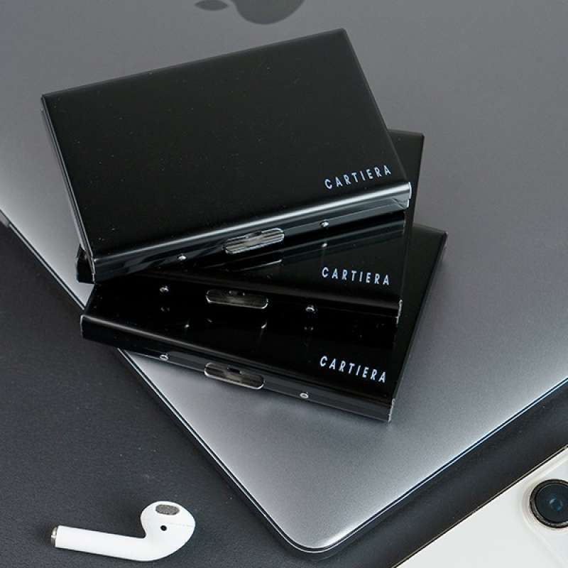 Jual Cartiera Slim Wallet - Dompet Rfid Slim Simple Elegant - Black ...