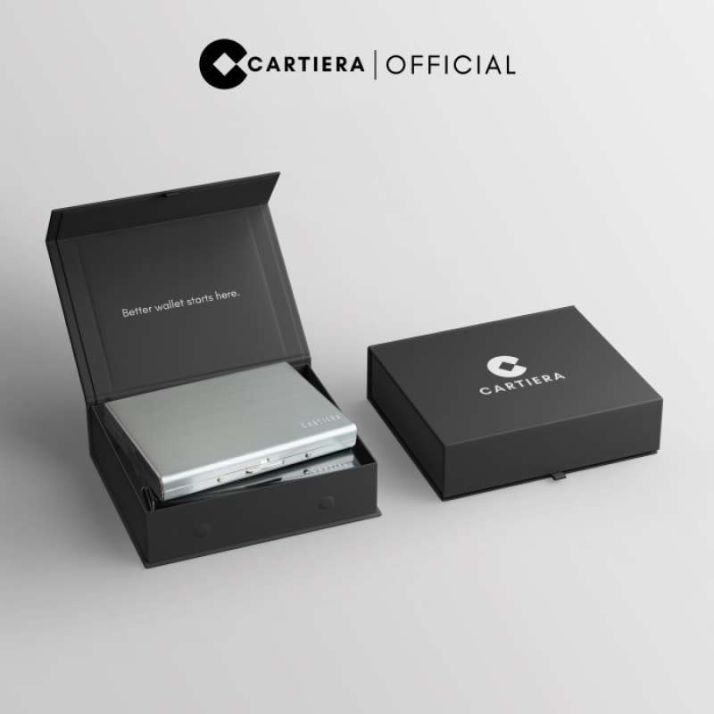 Jual Cartiera Slim Wallet - Dompet Rfid Slim Simple Elegant - Black ...