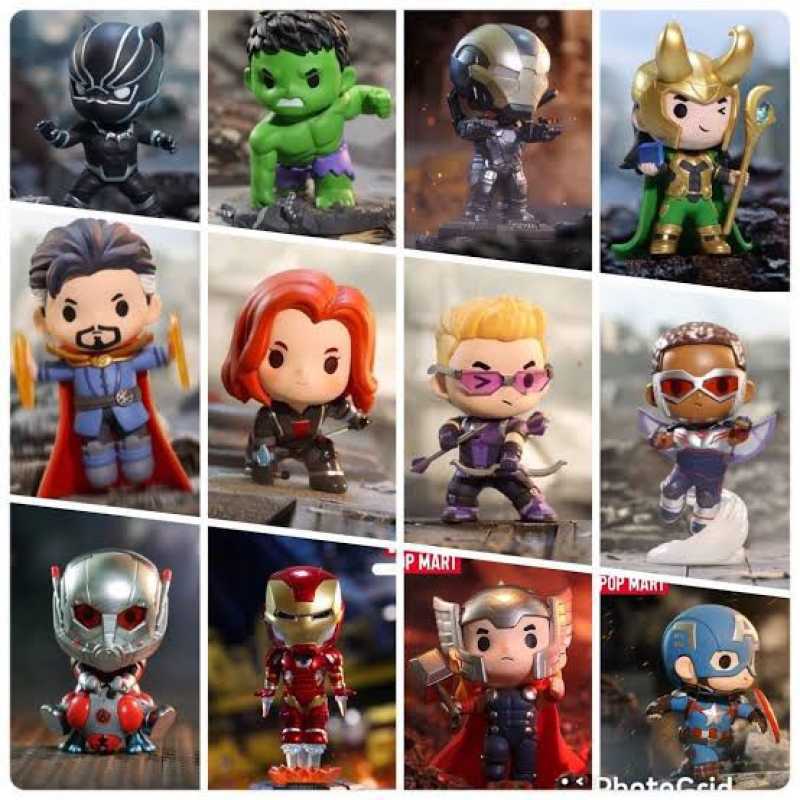 Promo Pop Mart Marvel Avengers Popmart Captain America Iron Man Disney ...