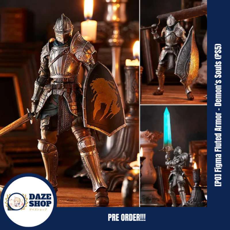 Promo [PO] Figma Fluted Armor - Demon's Souls (PS5) Diskon 33% di ...