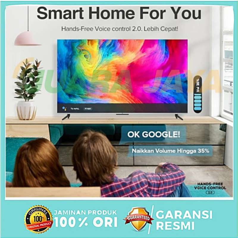 Jual New Tcl Tv Uhd 4K 50P735 50 P735 Google Tv Edgeless Frame Design New 2022 di Seller ...