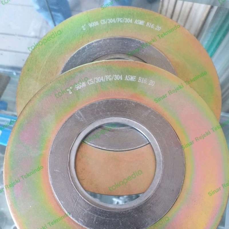 Promo SWG carbon steel ansi 900 6 inch - Spiral wound gasket #900 besi ...