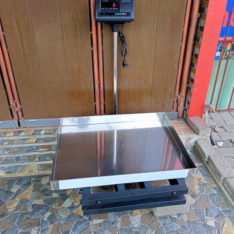 Jual Timbangan Digital Besar 300kg,500kg Ukuran 60 X 80 Cm Stainless Di ...