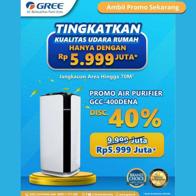 Jual AC Gree F5S series Inverter 2pk GWC-18F5S di Seller Alfa Omega AC ...