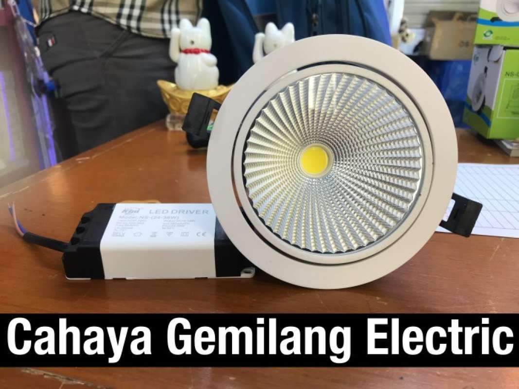 Promo Downlight Led Cob 40watt Lampu Downlight Cob 40w Diskon 23% Di Seller Pt. Wakasa Pratama ...