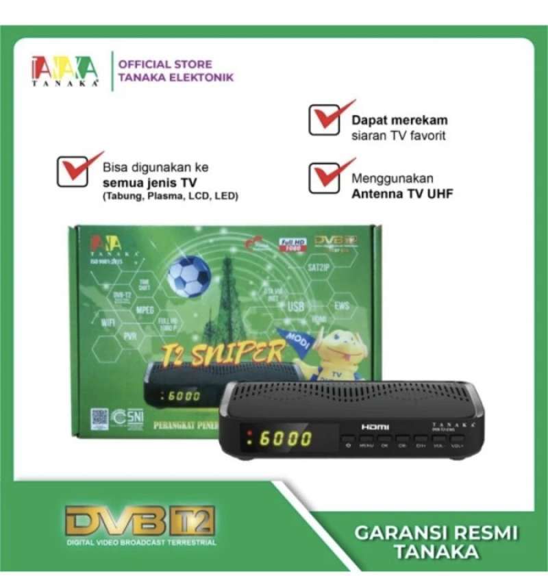 Jual Stb Dvb T2 Tanaka Sniper Original Terbaru - Harga Promo Murah Juli 2024 | Blibli