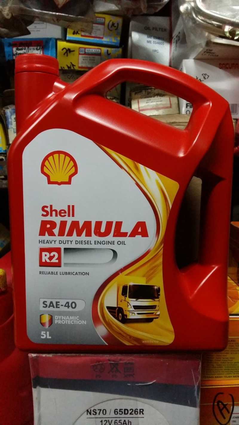 Promo New Shell Rimula R2 Sae-40 Oli Mesin Mobil Diesel / Truk / Pickup ...
