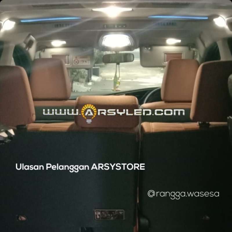 Promo New Lampu Plafon Kabin Mobil Innova Reborn Led Paket Isi 8 Super ...