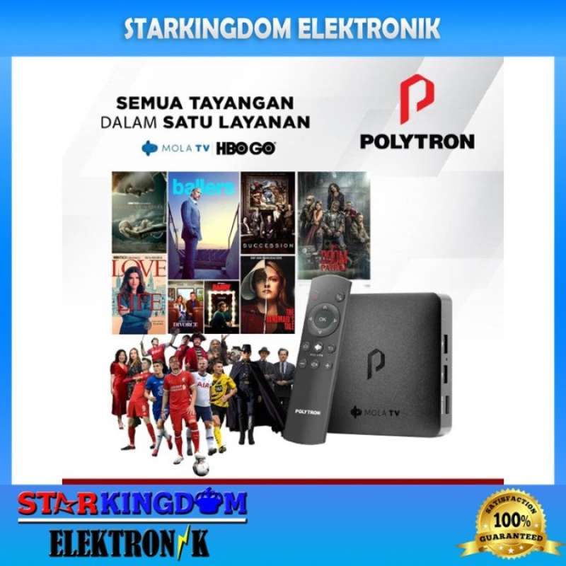 Promo Mola Polytron Pdb M11 Android Smart Tv Set Top Box 4k Uhd Digital ...