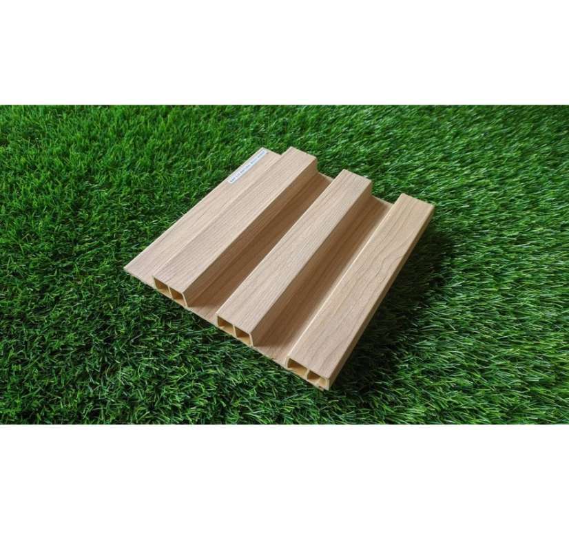 Jual Wall Panel Fluted Rectangle Triple Bar - E19 Natural Beech Wood Di ...