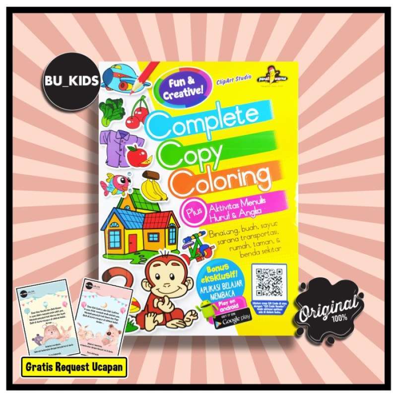 Jual BUKU ANAK PAUD & TK ; COMPLETE COPY COLORING PLUS AKTIVITAS ...